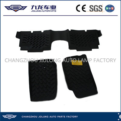 Floor Mat Set for Jeep Wrangler-4x4 Off Road Floor Liners-Wrangler Foot Pad,Black