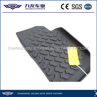 Floor Mat Set for Jeep Wrangler-4x4 Off Road Floor Liners-Wrangler Foot Pad,Black