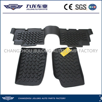Floor Mat Set for Jeep Wrangler-4x4 Off Road Floor Liners-Wrangler Foot Pad,Black