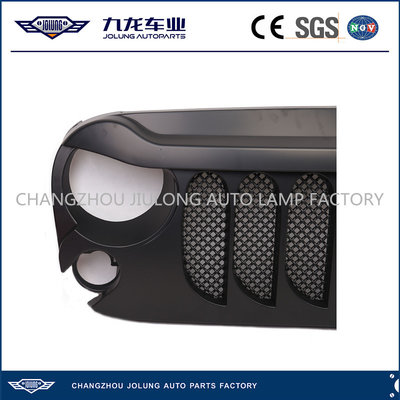 Warcraft Grille for 07+ Jeep Wrangler-ABS Plastic Black Wrangler Warcraft Grille,Black
