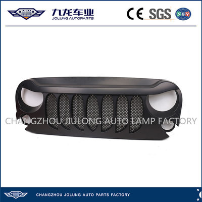 Warcraft Grille for 07+ Jeep Wrangler-ABS Plastic Black Wrangler Warcraft Grille,Black