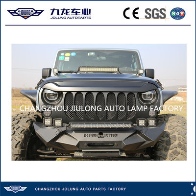 Warcraft Grille for 07+ Jeep Wrangler-ABS Plastic Black Wrangler Warcraft Grille,Black