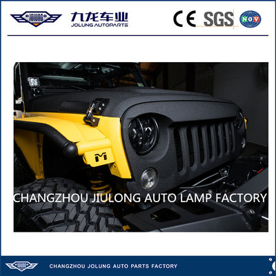 Big Eye Bird Grilles Replace for 2007-2016 Jeep Wrangler JK Matte Black From China Jolung Jeep Parts