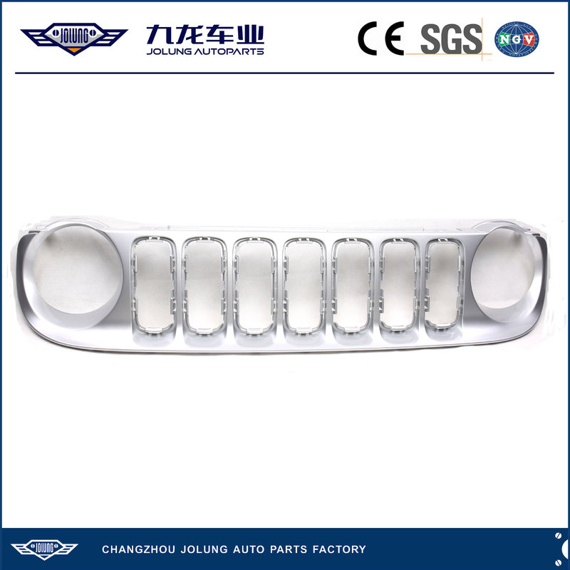 Renegade 4x4 Silver Grille-Front Grille for 2015-2017 Jeep Renegade-ABS Silver Plastic Grille