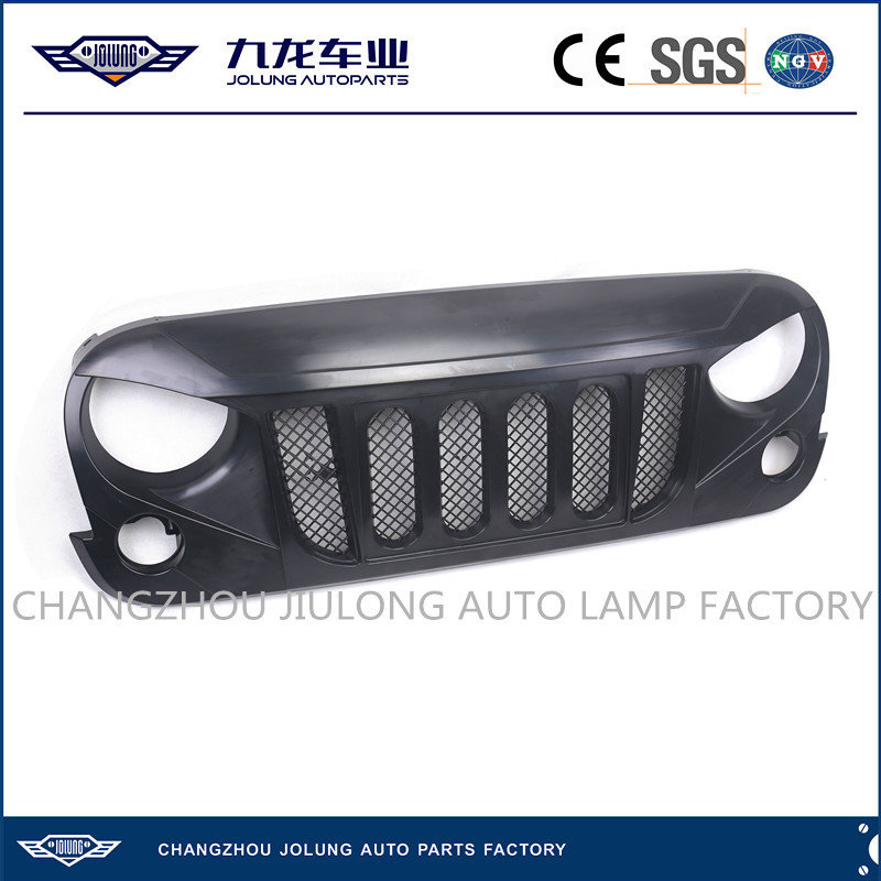 Transformers Grille for 2007 Jeep Wrangler-ABS Plastic Black Transformer Grille