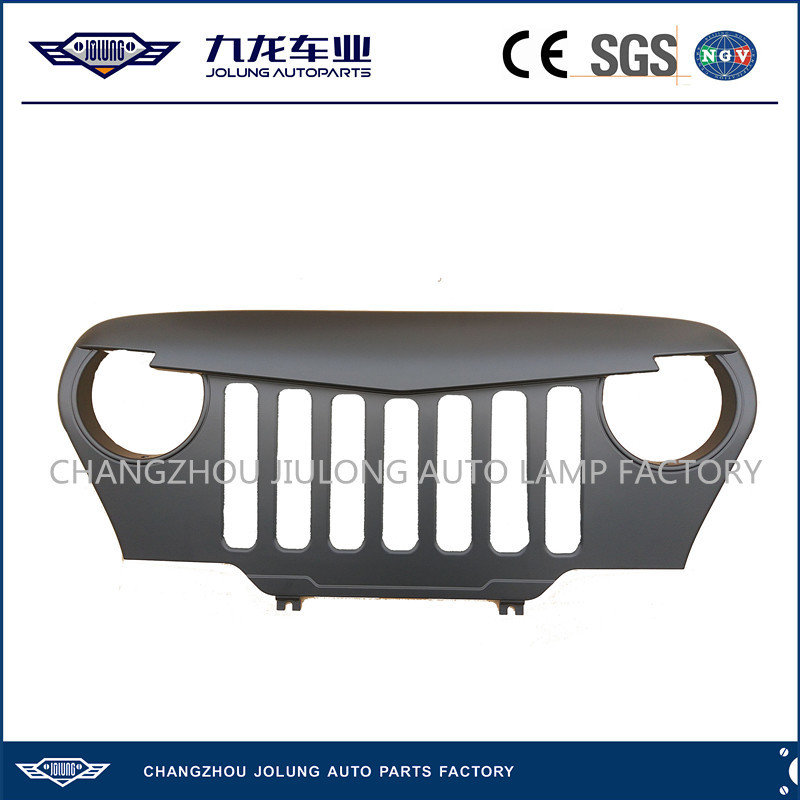 TJ Grille for 1997 - 2006 Jeep Wrangler - 4x4 Auto Parts Plastic Front Grill,BLACK