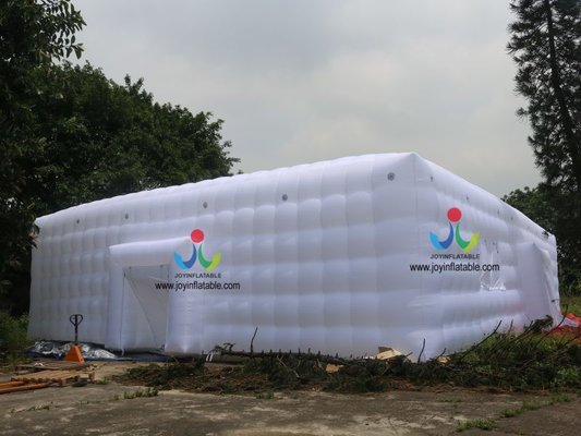 15X20 Outdoor Giant Inflatable Cube Tent With LED Light Durable Outdoor Tents Fireproof Marquee Tent-368