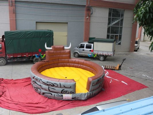 Inflatable Bull Rodeo mat,inflatable bull riding machine—BM05