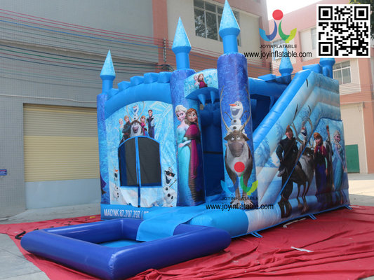Popular Frozen Theme Inflatable Jumping Bouncers Inflatable Castles Slide inflatbale combo-161