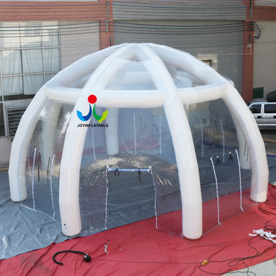 0.8mm PVC Inflatable Transparent Spider Air Tight Tent Dome Tents for Events