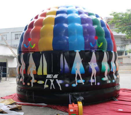 Kids Adults Music Party Disco Dome Bounce House With Light Hook Made of Best Pvc Tarpaulin