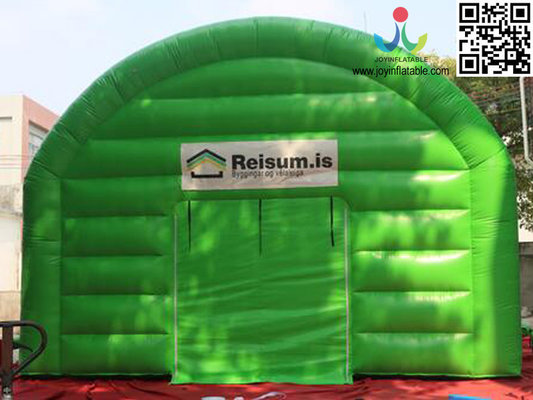 Waterproof Green Tunnel Air Inflated Tents with Doors for Event