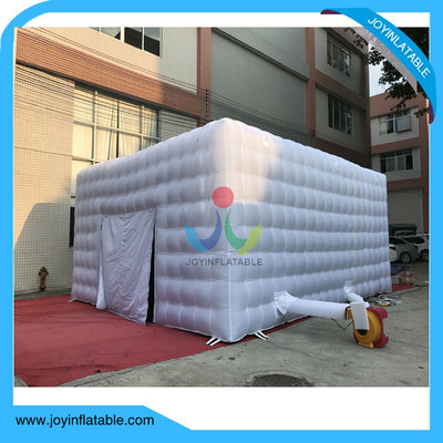 Oxford cloth LED inflatable cube party tents, inflatable LED photo booth for sale