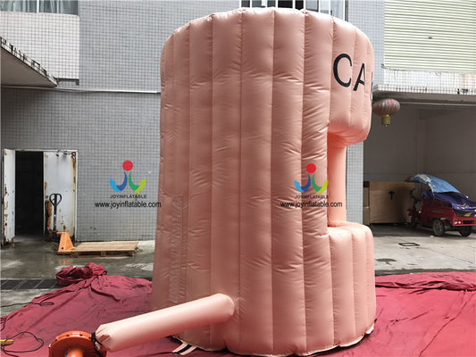 Joyinflatable 2.5X2.5X3M Promotion Advertising Cube Inflatable Booth /Small Shop Tent For Sale