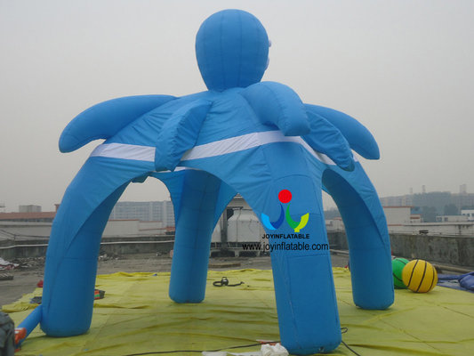 4X4X3M JoyInflatable blue colo rInflatable Tent Sale Outdoor Advertising modelTent