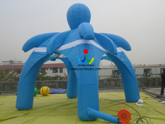 4X4X3M JoyInflatable blue colo rInflatable Tent Sale Outdoor Advertising modelTent