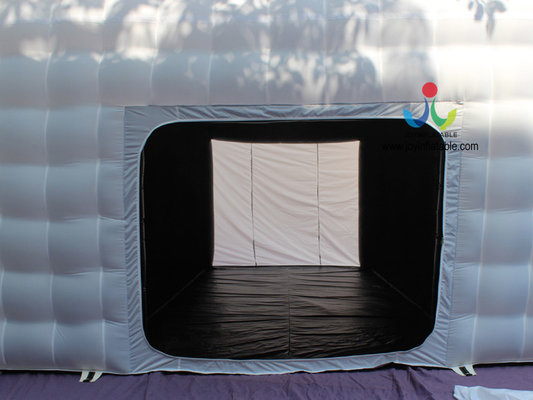 6X7.2X5M  210D Oxford Gaint Inflatable Cube Tent internal in White and external in Black