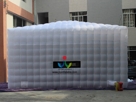 6X7.2X5M  210D Oxford Gaint Inflatable Cube Tent internal in White and external in Black