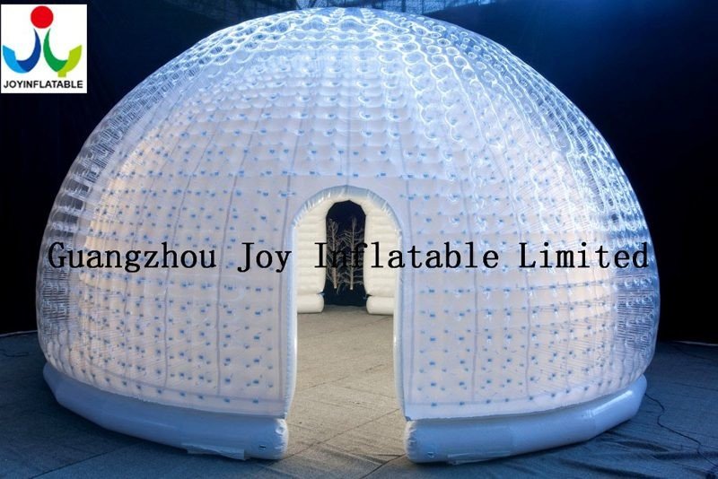 White Color Inside Transparent Color Outside PVC Waterproof Igloo Dome Tent-305