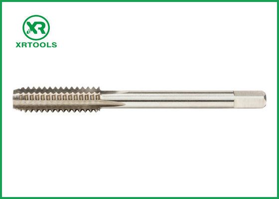 China Straight Flute Hand Thread Tap , 6H Tolerance Metric Plug Tap 62 - 66HRC Hardness supplier