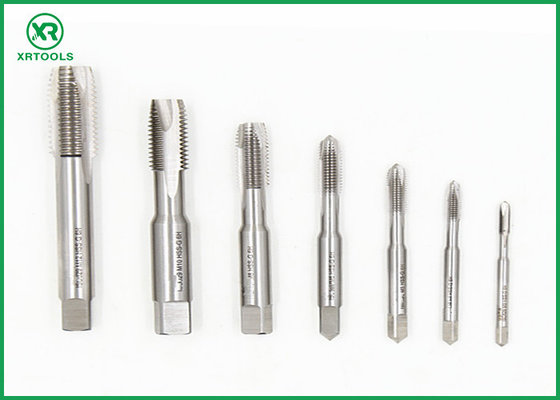 China 2 Flat Ends Straight Flute Tap , Fully Ground Straight Pipe Tap ISO529 Standard supplier
