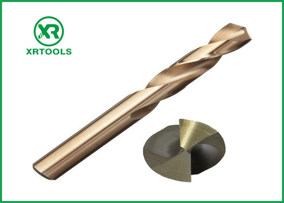 China HSS - M35 118° High Speed Drill Bits DIN 1897 Extended Length Amber Color supplier