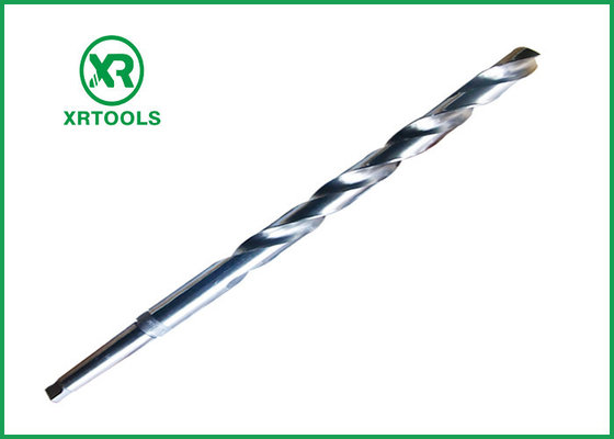 China White Finish Morse Taper Drill Bits , Extra Long Tapered Drill Bits For Metal supplier