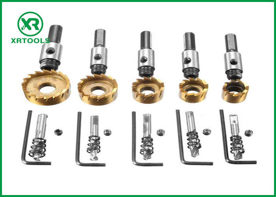 China TIN Coated M2 / 4341 HSS Hole Saw , Fully Ground Core Drill Bit Hole Saw Cutter supplier