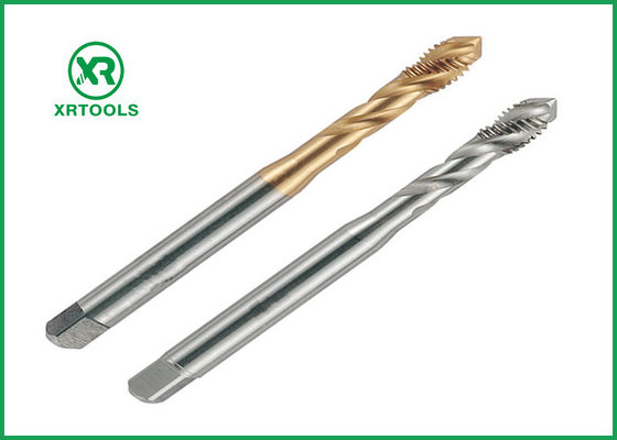 TIN Coated Spiral Thread Tap , Tolerance 6H Screw Thread Insert Taps supplier