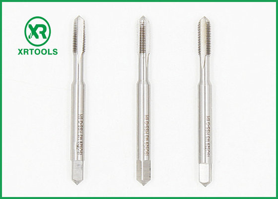 Manual Machine Flute Straight Flute Tap , White Finish Thread Spark Plug Tap supplier