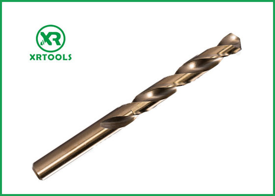 Amber Finished Flat Wood Drill Bit , Parallel Shank Circular Drill Bit supplier