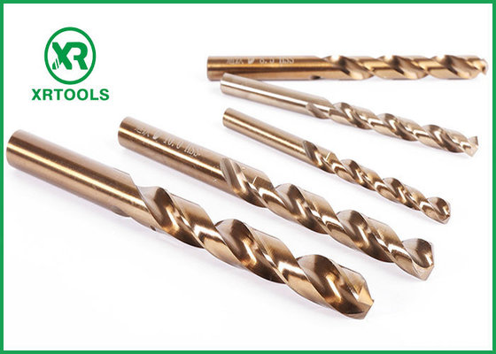 Amber Finished Flat Wood Drill Bit , Parallel Shank Circular Drill Bit supplier