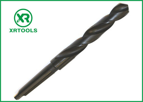 Roll Forged / Milled HSS Taper Shank Drill Bit Set With Wooden Box DIN 345 supplier