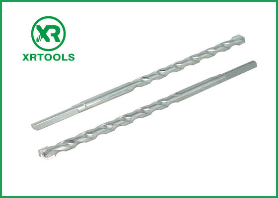 Three Flats Shank Metric Masonry Drill Bits Zinc Plated With Auto Welded Tip supplier