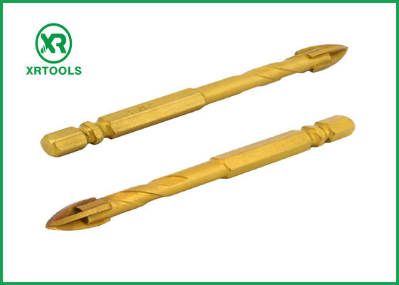 Double R Hex Shank Drill Bits , 3 Flat 16mm Masonry Drill Bit With Flute supplier
