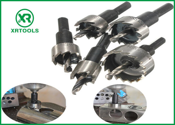 White Finished HSS Hole Saw , Fluted Teeth Metal Hole Saw Metal Drilling supplier