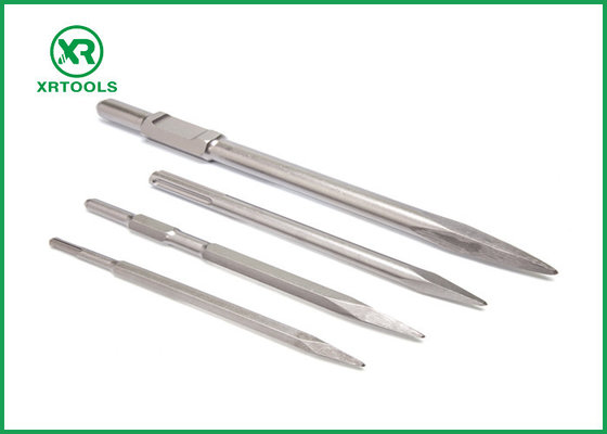 30MM Round Shank Electric Masonry Chisel , Sand Blaster Cold Steel Chisel For Stone supplier