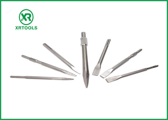 30MM Round Shank Electric Masonry Chisel , Sand Blaster Cold Steel Chisel For Stone supplier