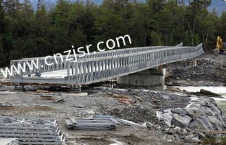 China Single lane 4.2m Bailey Bridge /Steel Bridge,Portable Steel Bridge ,Moudle bridge supplier