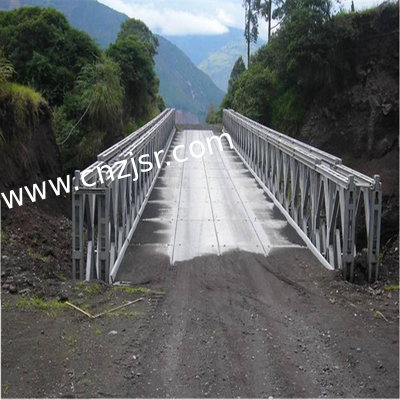 ZB321 Bailey Bridge /Steel Bridge-Galvanized,Span 9~60m ,HS20 ,HL93 ,HS25 supplier