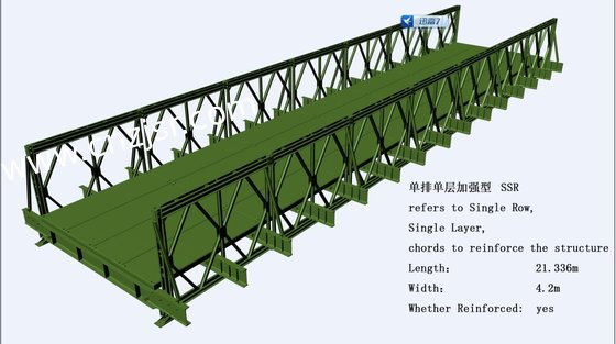 ZB200 Bailey Bridge /Steel Bridge,Portable Steel Bridge ,Mabey Steel Bridge supplier