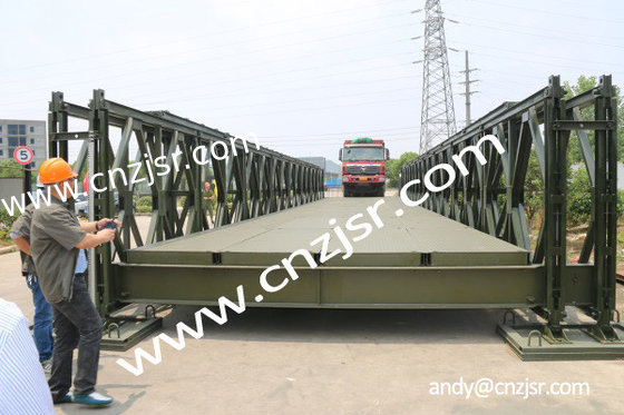 Steel Bailey Bridge,Painted, ZB321 model / Compact 100,9~60m supplier