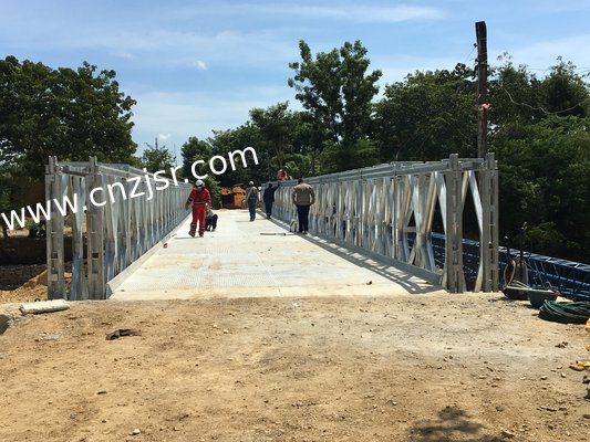 Single lane 4.2m Bailey Bridge /Steel Bridge,Portable Steel Bridge ,Moudle bridge supplier