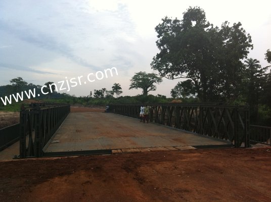 Steel Bailey Bridge Model ZB200 High grade steel with Double Lane,Painted or Galvanized supplier