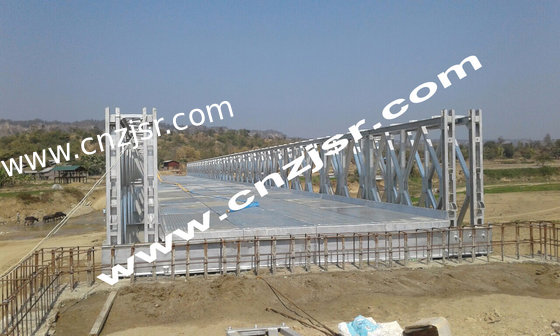 Bailey Bridge, Steel Bridge,Portable Steel bridge , Single lane,Compact 200 supplier