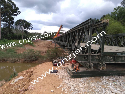 ZB200 Multi-span Bailey Bridge /Steel Bridge,Portable Steel Bridge ,Mabey Steel Bridge supplier