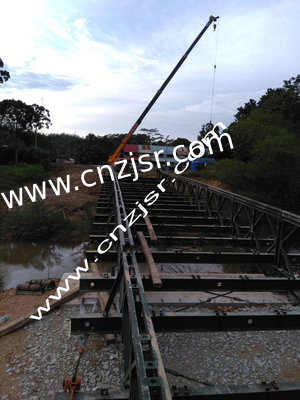 ZB200 Multi-span Bailey Bridge /Steel Bridge,Portable Steel Bridge ,Mabey Steel Bridge supplier