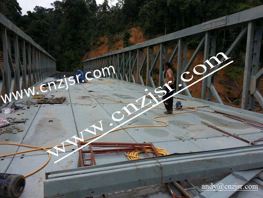 Steel Bridge,Delta steel bridge ,large-span bridge,36~81m, HS25 , HA ,HB loading supplier