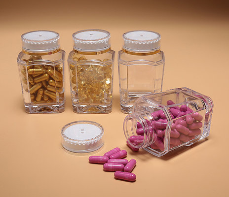 JULUNG new style 120ml ps square bottle for health care \ food & medical usage