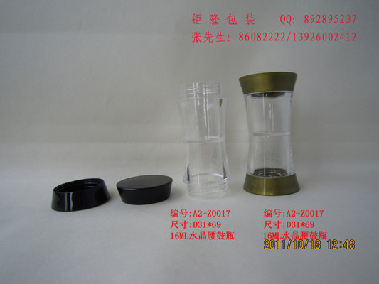 JULUNG 16ml ps double bottom bottle \plastic health care bottle for  food and medical usage